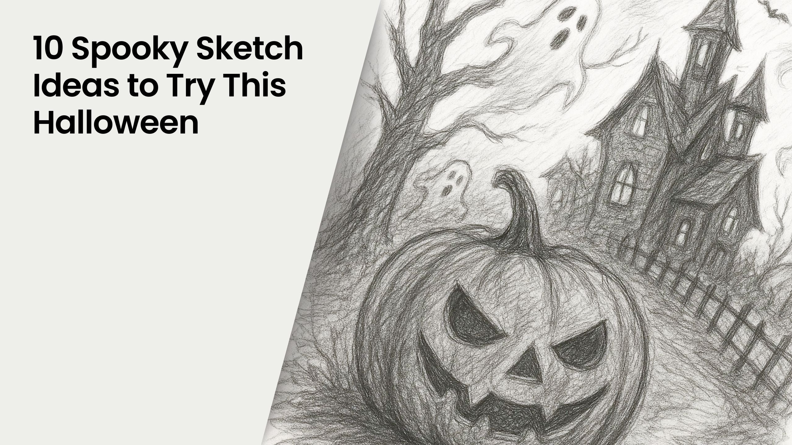 10 Spooky Sketch Ideas to Try This Halloween – Drawlish