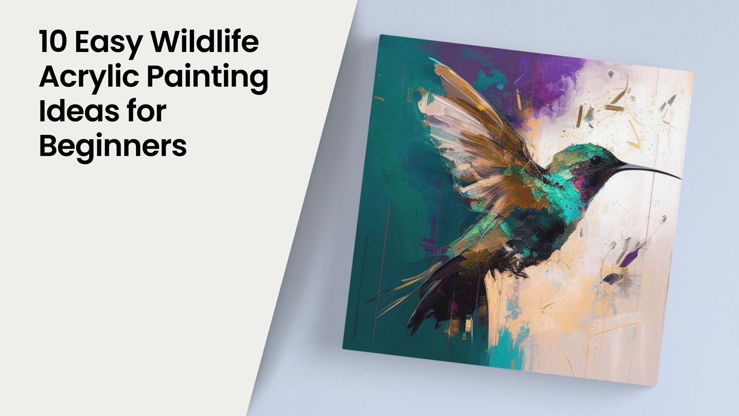 10 Easy Wildlife Acrylic Painting Ideas for Beginners – Drawlish