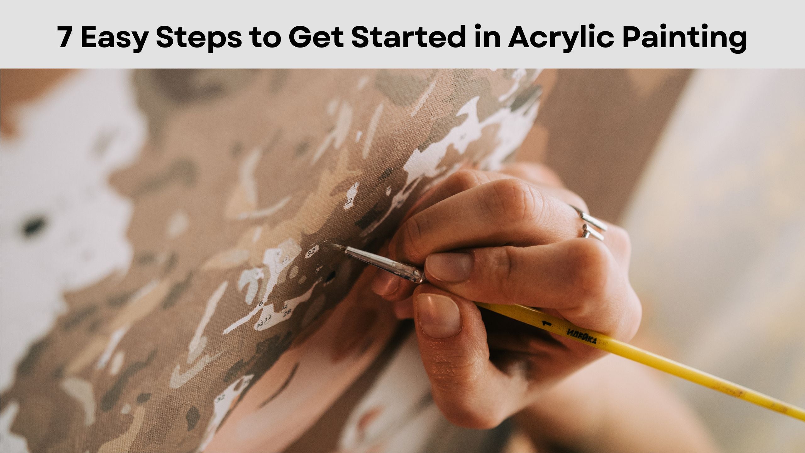 7 Easy Steps to Get Started in Acrylic Painting – Drawlish