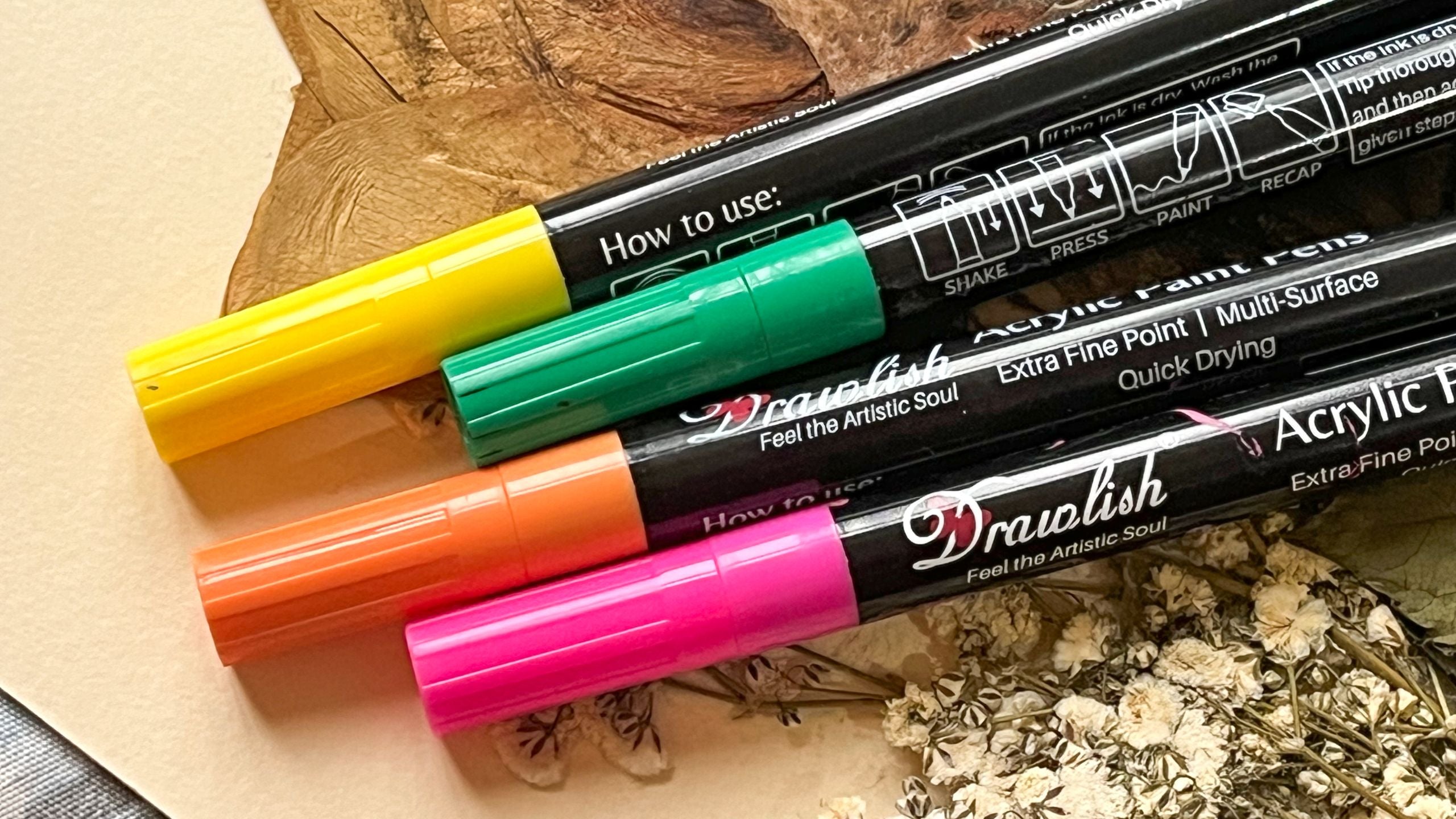 Acrylic Paint Marker Pens: 9 Facts You Must Know - Drawlish