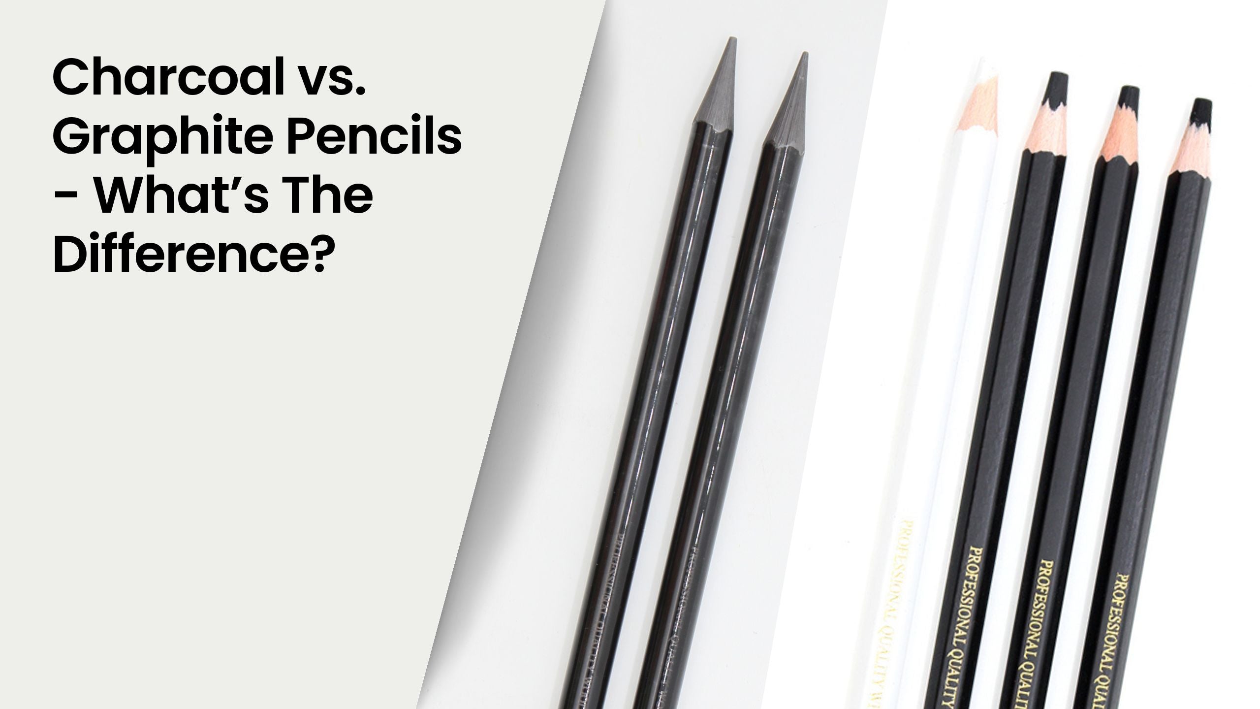 Charcoal vs. Graphite Pencils - What’s The Difference? – Drawlish