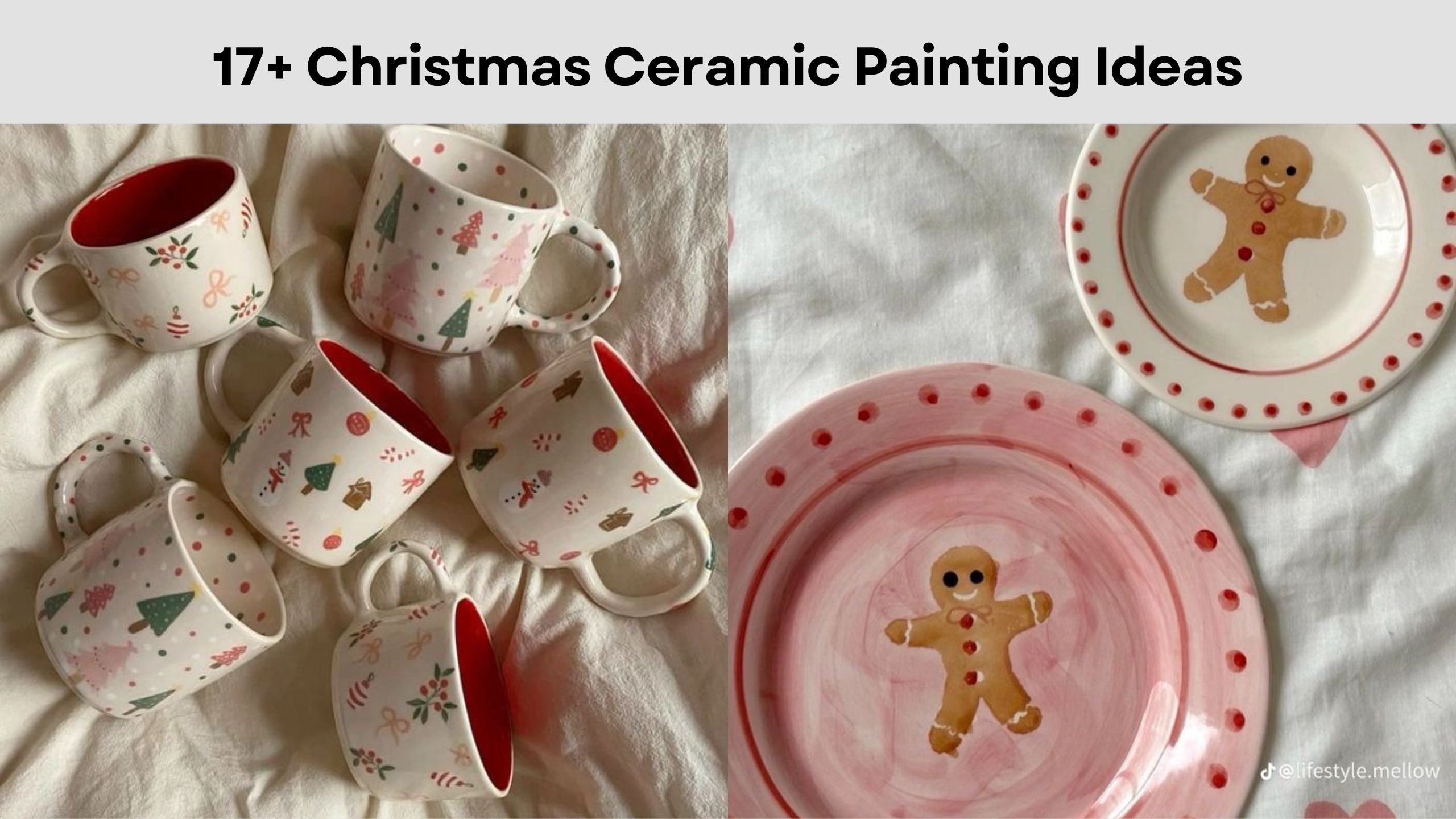 Christmas Ceramic Painting Ideas: 17+ Must-Try for 2024 – Drawlish