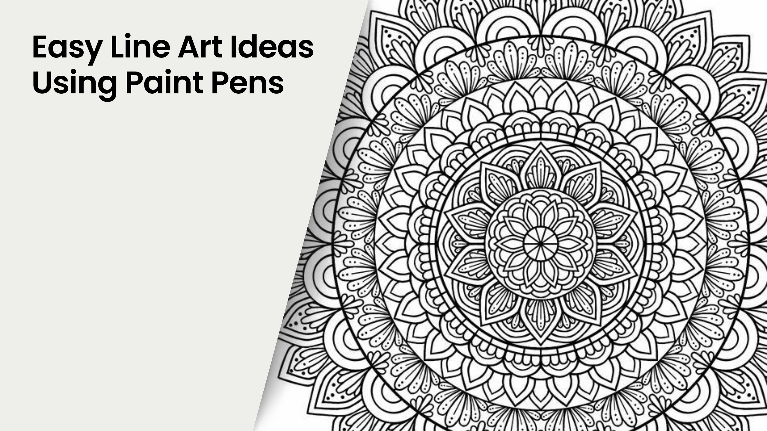 Easy Line Art Ideas Using Paint Pens – Drawlish