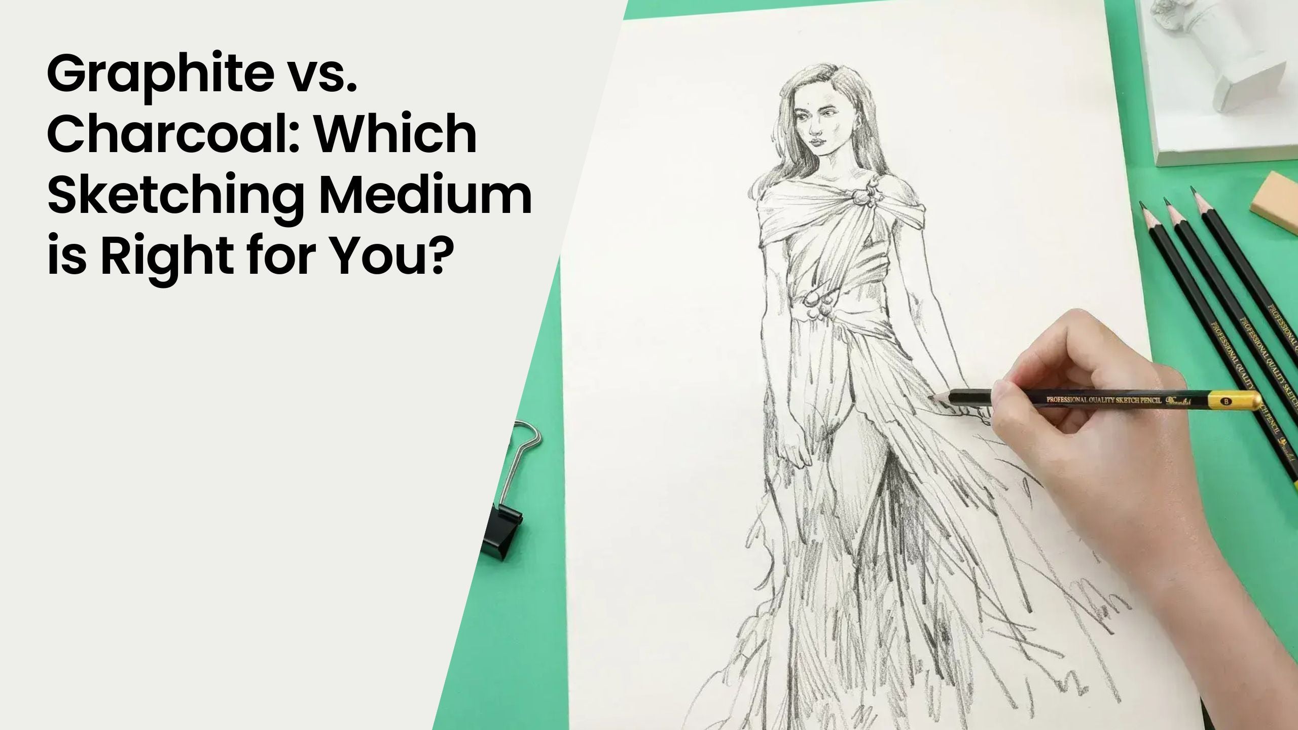 Graphite vs. Charcoal: Which Sketching Medium is Right for You? – Drawlish