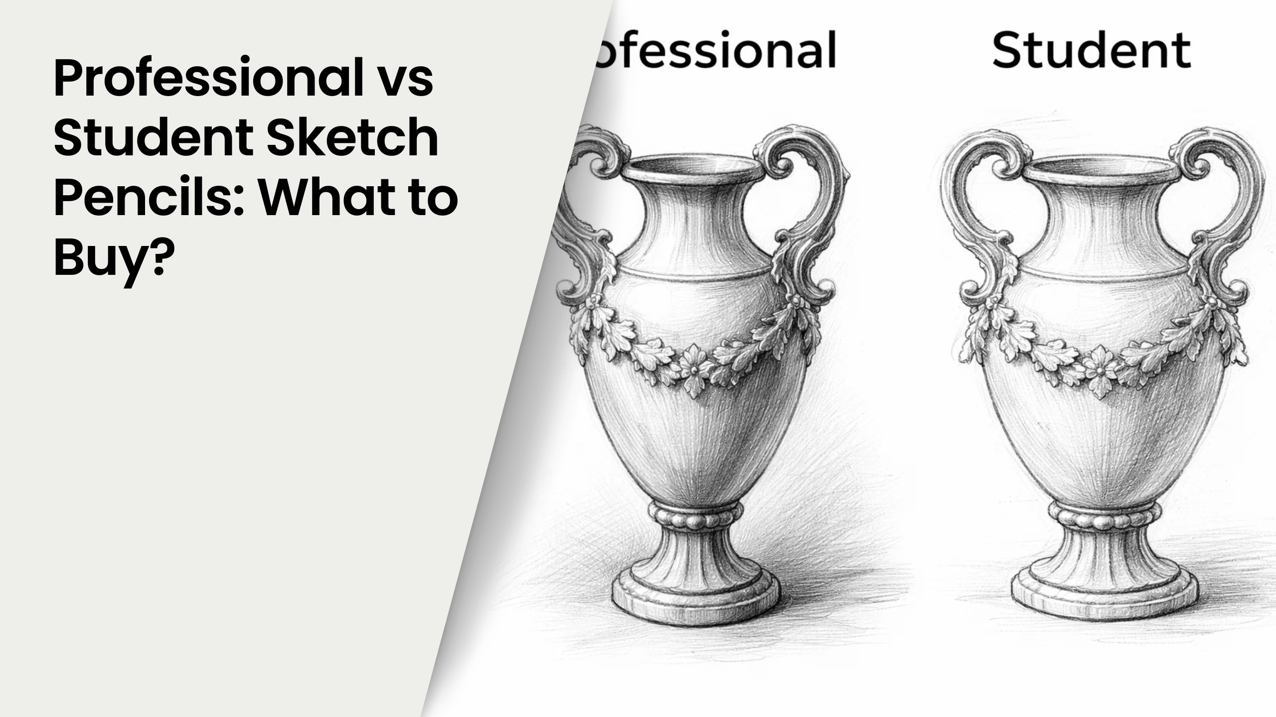 Professional vs Student Sketch Pencils: What to Buy? – Drawlish
