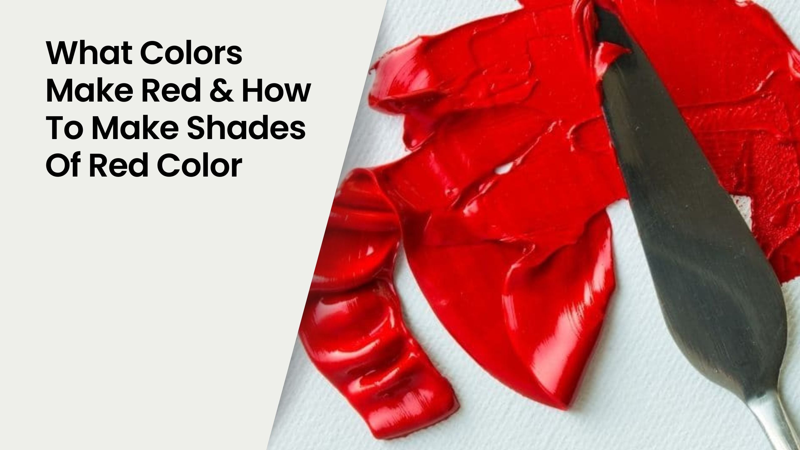 What Colors Make Red and how to Make Shades of Red Color – Drawlish
